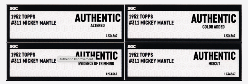 Understanding "A" Grades from SGC and PSA
