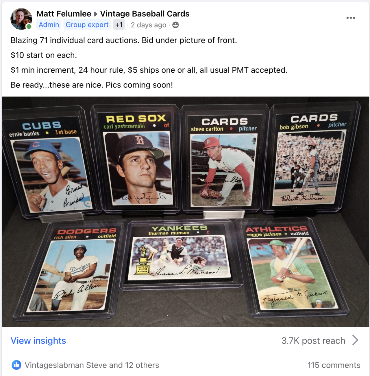 5 Tips for More Engagement and More Vintage Sports Card Sales