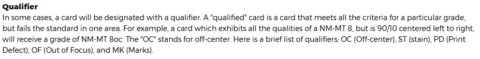 Vintage FAQ: Understanding Qualifiers at PSA - Cardhound Vintage