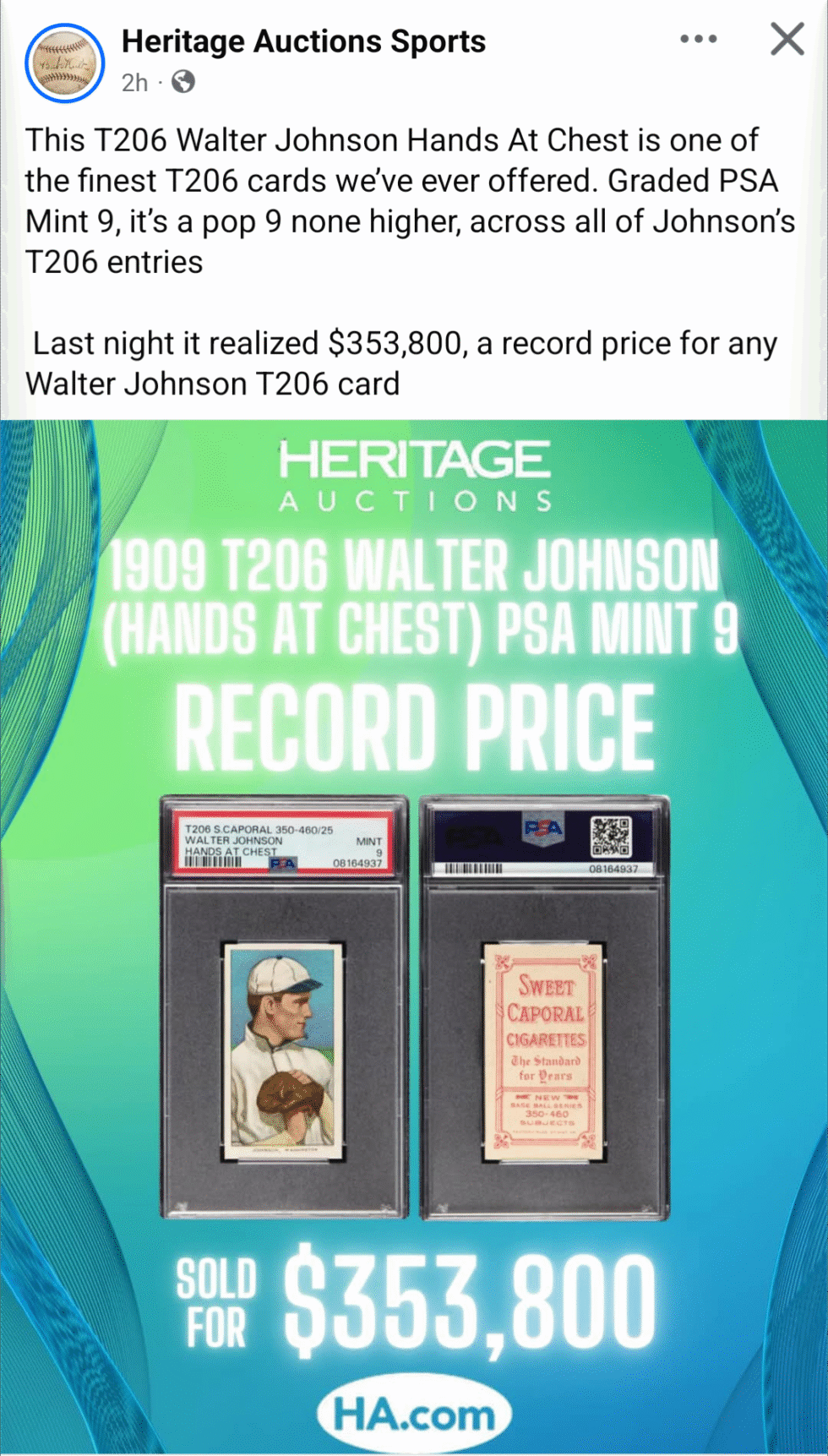 Fall 2025 Continues Trend: Record-Setting Sports Card Auctions ...